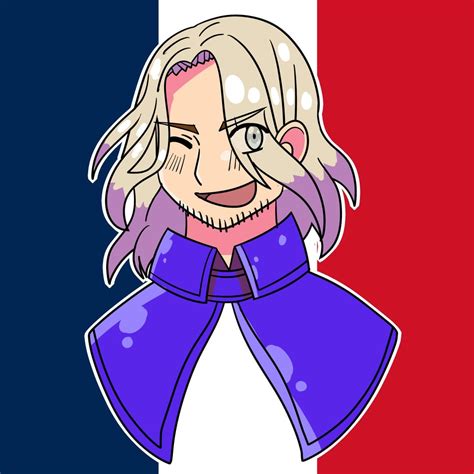 Francis With Different Hair Color Rhetalia