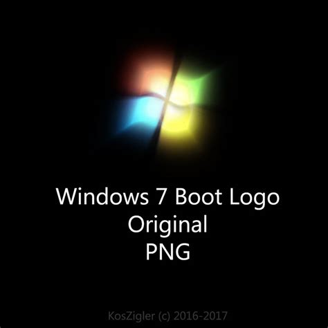 Windows 7 Boot Logo Original Png By Koszigler On Deviantart
