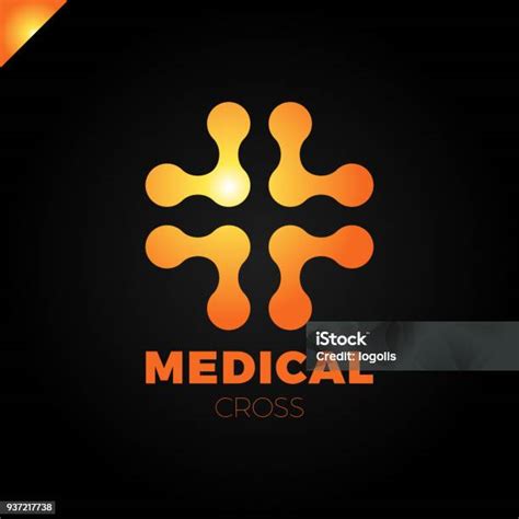 의료와 로고를 교차 하는 아이콘입니다 추상 의사 기술 로고 연결 건강관리와 의술에 대한 스톡 벡터 아트 및 기타 이미지 건강관리와 의술 디자인 로고 Istock