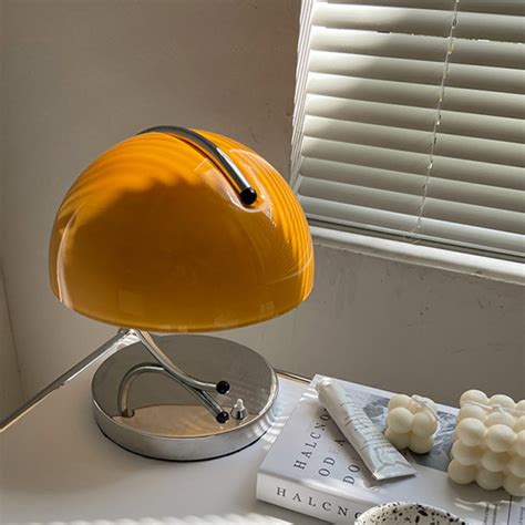 헤이유드 북유럽 푸딩 유리 테이블 램프 단스탠드 침실 책상 조명 바우하우스 머쉬룸 위시버킷