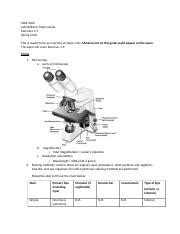 Midterm Topics Guide 1 Docx MCB 3020 Lab Midterm Topics Guide Exercises 1 9 Spring 2018 This