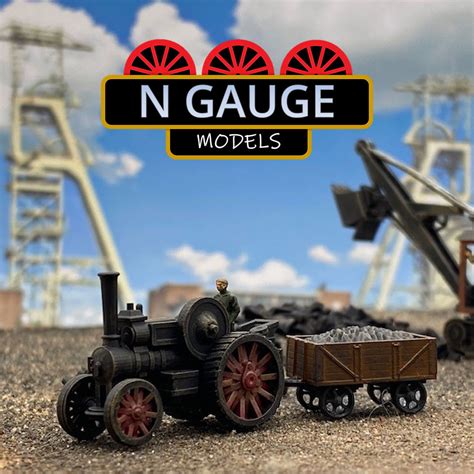 Traction Engine Coal Trailer With Figure N Scale Gauge Ngaugemodels