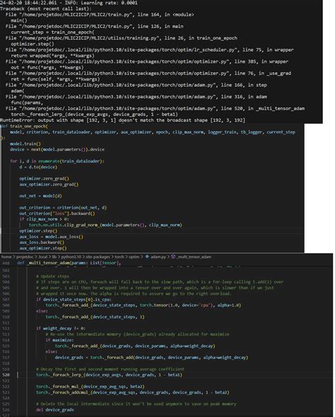 Optimization Error Adam Step Data PyTorch Forums