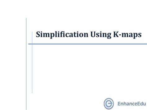 Ppt Simplification Using K Maps Powerpoint Presentation Free