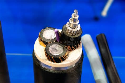 Sample Of Multi Core Cable With Protected Wires Stock Photo Image Of Connections Protection