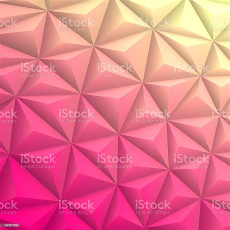 추상 기하학적 질감 낮은 폴리 배경 다각형 모자이크 핑크 그라데이션 2차 도형에 대한 스톡 벡터 아트 및 기타 이미지 2차 도형 3차원 형태 결정체 Istock