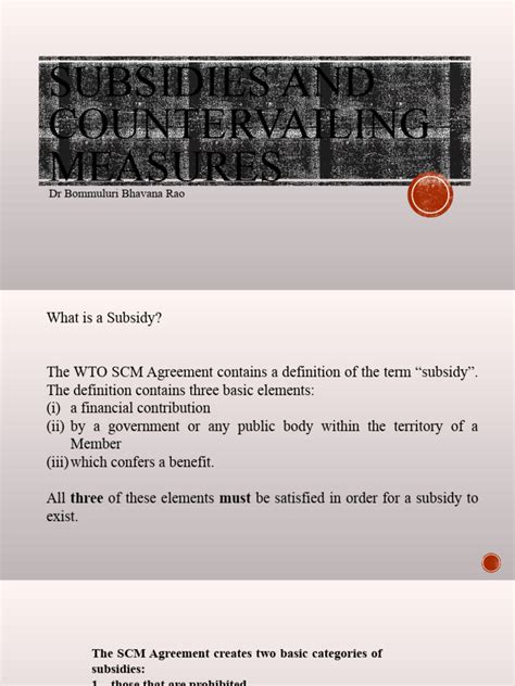 Subsidies Pdf Subsidy Exports