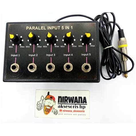 Jual Paralel Input 5 In 1 Mic Microphone Shopee Indonesia