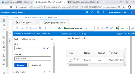GitHub Naoshi Hirata Project Operationalizing Machine Learning