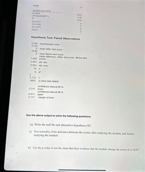 Solved Problem1 Use The Formula Sheet And The Tables To