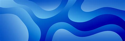 Modern Abstract Blue Background Dynamic Shapes Composition Vector