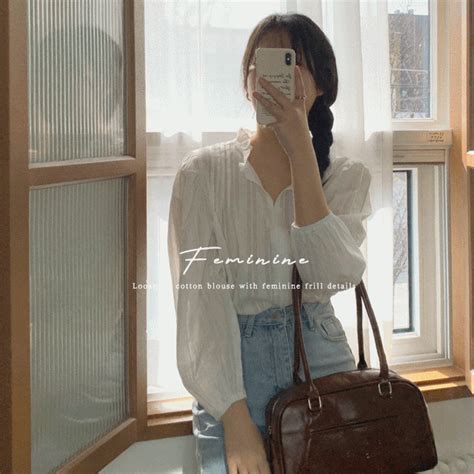 ⚡오늘출발 세일⚡ 봄옷 졸업 프릴 핀턱 셔링 블라우스 에이블리