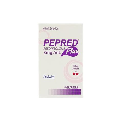 Pepred Plus Solucion Frasco X 60 Ml Prednisolona Droguerías Multifarma