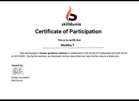 nivetha t on linkedin i am very happy to share this certification ☺️ participate in career…