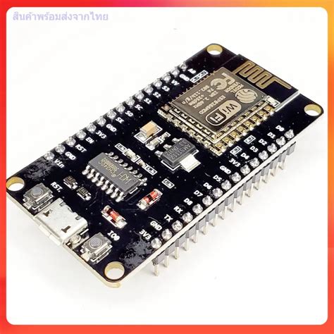 nodemcu v3 lua wifi module esp8266 บอร์ดพัฒนา ภาษา c javascript และ ภาษาบล็อก th