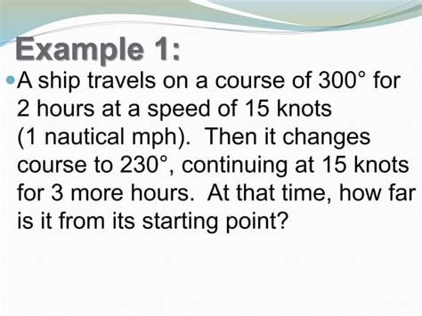 9 5 applications to navigation and surveying ppt