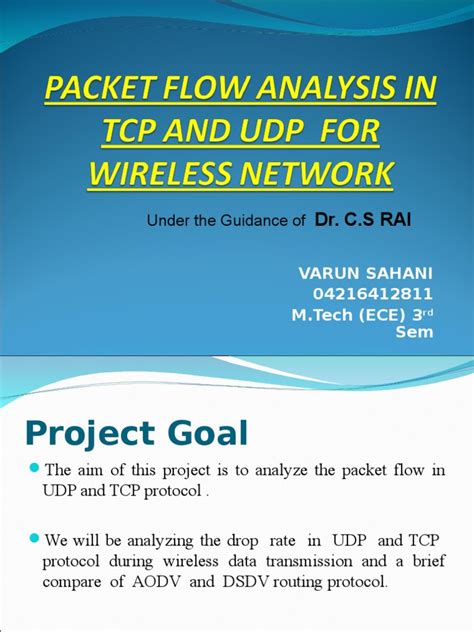 Packet Flow In Tcp And Udp Pdf Transmission Control Protocol