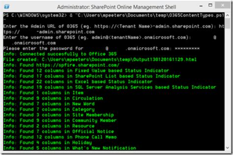 Get Content Types And Columns With Powershell For Sharepoint Online