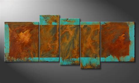 Original Handgemalt Rusty Fields 190x80cm
