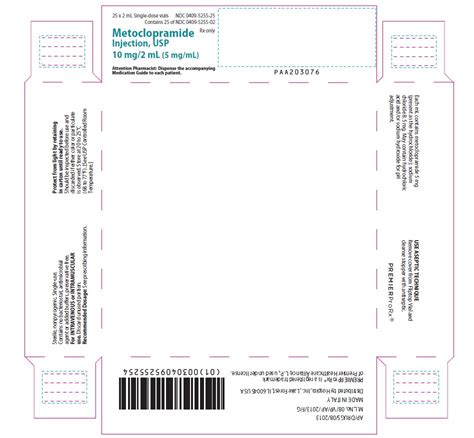Metoclopramide Injection Package Insert