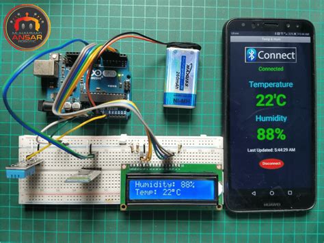 Wireless Temperature And Humidity Monitoring System With Mobile App Ma Robotic