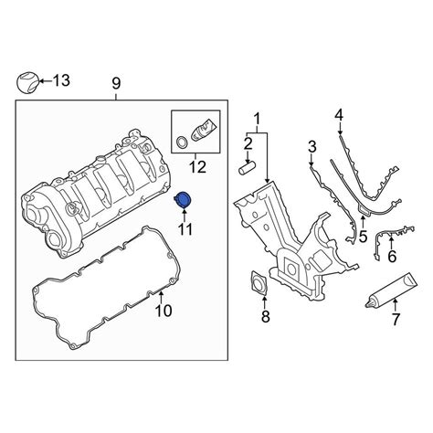 Porsche Oe 94610593765 Engine Valve Cover Washer Seal