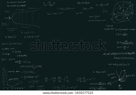 Astronomy Astrophysics Formulas Physics Mathematics Astronomy Stock Vector Royalty Free