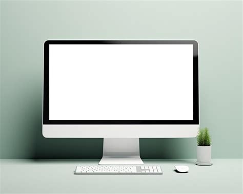 Premium Photo Realistic Computer Monitor Mockup