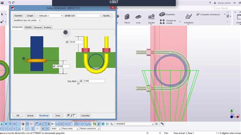 U Bolt Custom Component Tekla Structures YouTube
