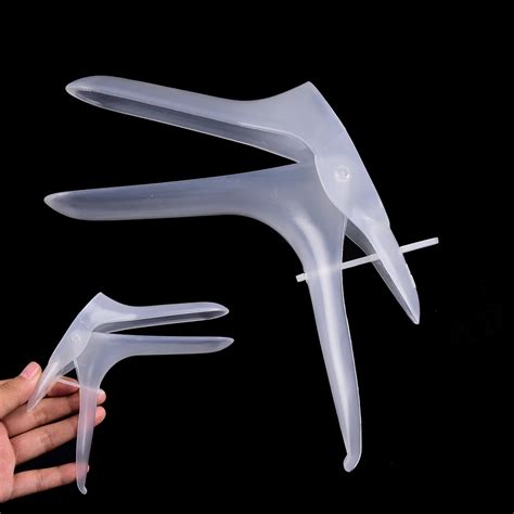 2Pcs Set White Plastic Expansion Vaginal Colposcopy Vaginal Dilator Speculum Vaginal Dilator