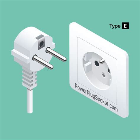Electrical Outlet Plug Type E Power Plug Socket