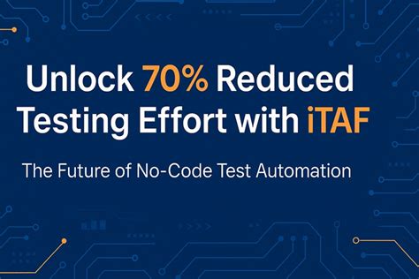 Itaf Revolutionary No Code Test Automation Solution Comprehensive Qa