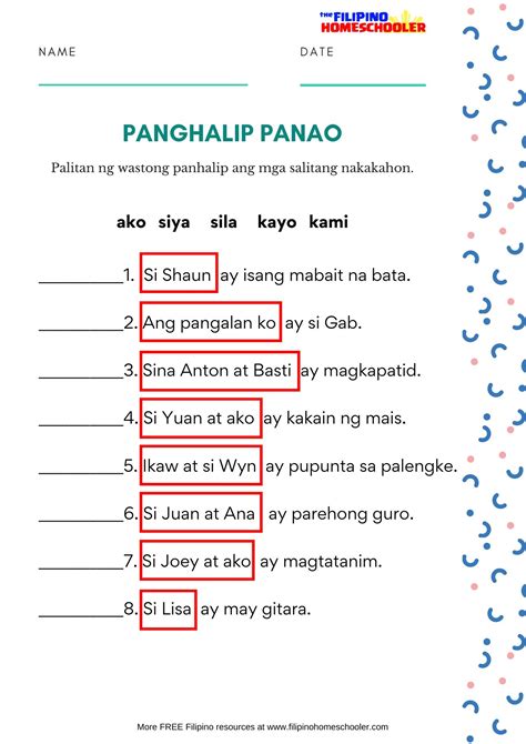 Free Filipino Worksheets Part 1 — The Filipino Homeschooler Porn Sex Picture