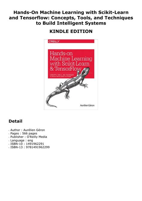 Hands On Machine Learning With Scikit Learn And Tensorflow Book Pdf