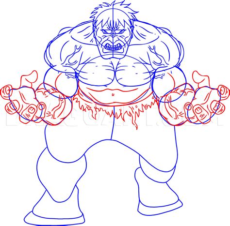 How To Draw Hulk Drawing Step By Step By Dawn DragoArt