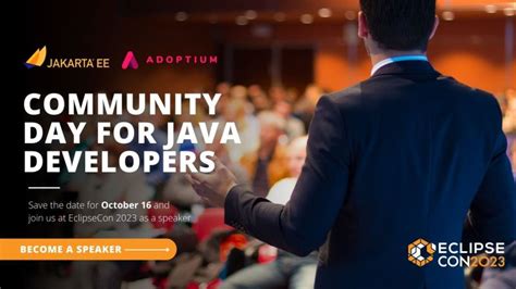 Calling All Jakarta Ee Developers 🌍 The Community Day For Java