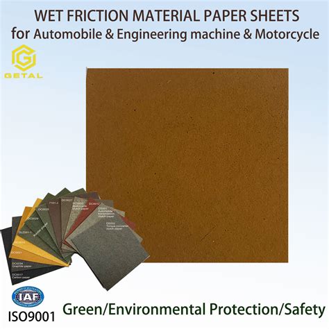 China′s Leading Supplier Of Wet Friction Materials Friction Paper Friction Lining Brake Disc