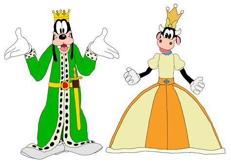 King Goofy And Queen Clarabelle Cow Mickey Mouse Clubhouse Fan Art 36289748 Fanpop
