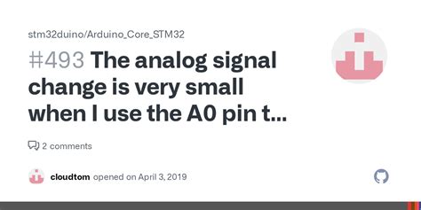 The Analog Signal Change Is Very Small When I Use The A Pin To Read