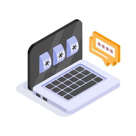 Encrypted Laptop Login Screen Symbolizing Secure User Authentication