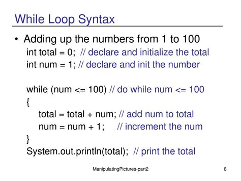 manipulating pictures arrays and loops part 2 ppt download