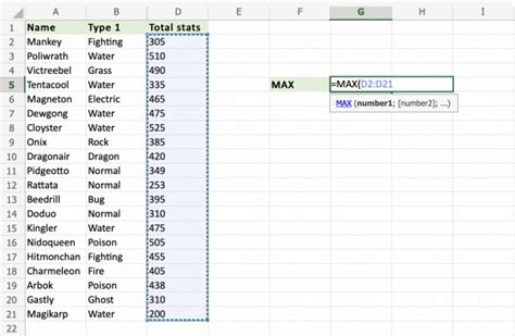 Explain Excel Max Function Sarthaks Econnect Largest Online