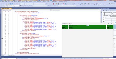 C Adaptivetrigger Not Applying Visualstate Setters Stack Overflow