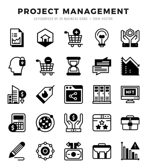 Premium Vector Project Management Icons Pack Lineal Filled Icons Set Project Management