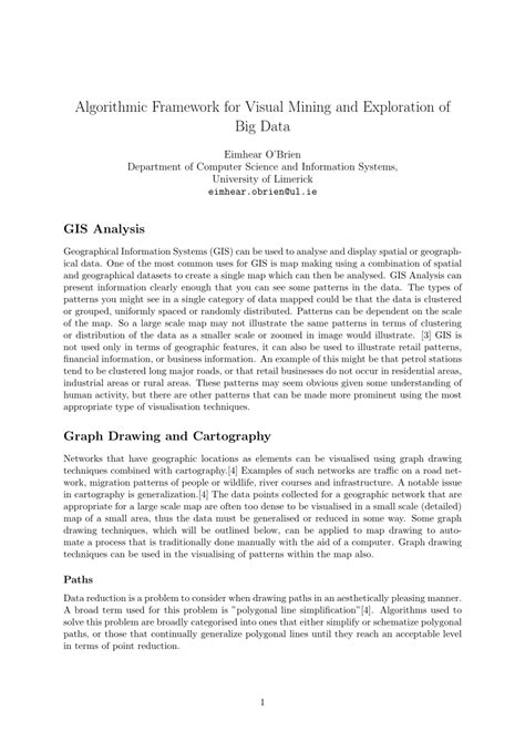 Pdf Algorithmic Framework For Visual Mining And Exploration Of Big Data