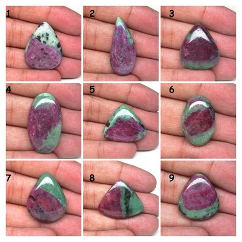 Ruby Zoisite Beads Etsy