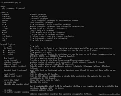 Pip安装python库命令大全pip装pyiuc5的命令 Csdn博客