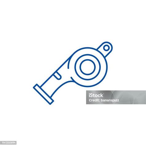 휘파람 선 아이콘 개념입니다 휘파람 평면 벡터 기호 기호 개요 그림 0명에 대한 스톡 벡터 아트 및 기타 이미지 0명 개념 경고 기호 Istock