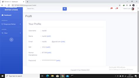 Python Failed Save Update Profile Form Django Stack Overflow