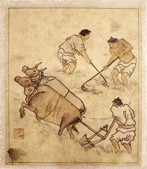 김홍도 풍속화 소 그림 한국화 민화